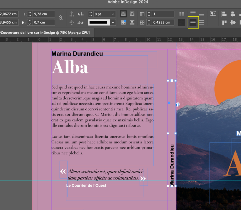 Créer une couverture de livre avec InDesign - BoD.fr