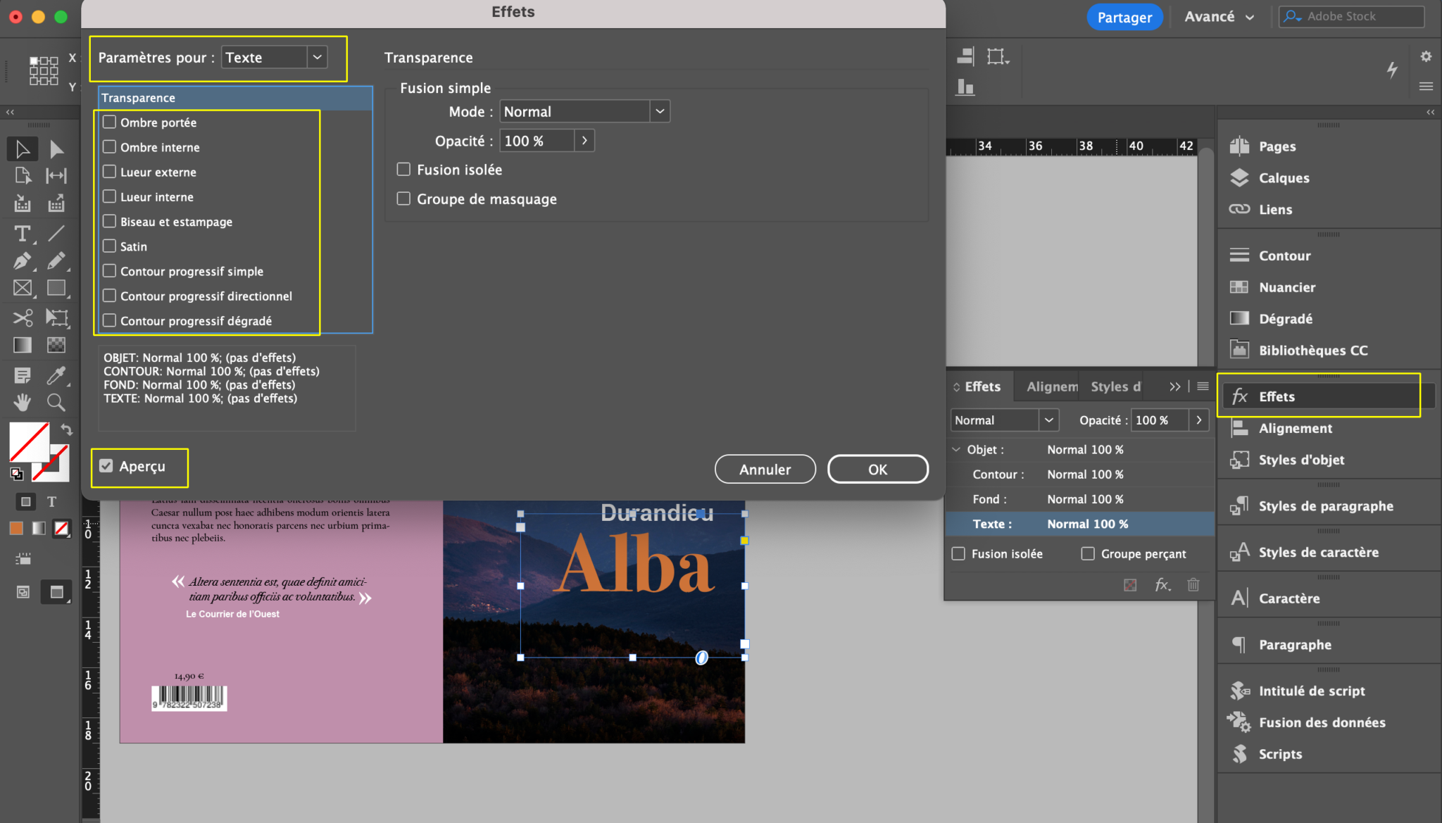 Créer une couverture de livre avec InDesign - BoD.fr