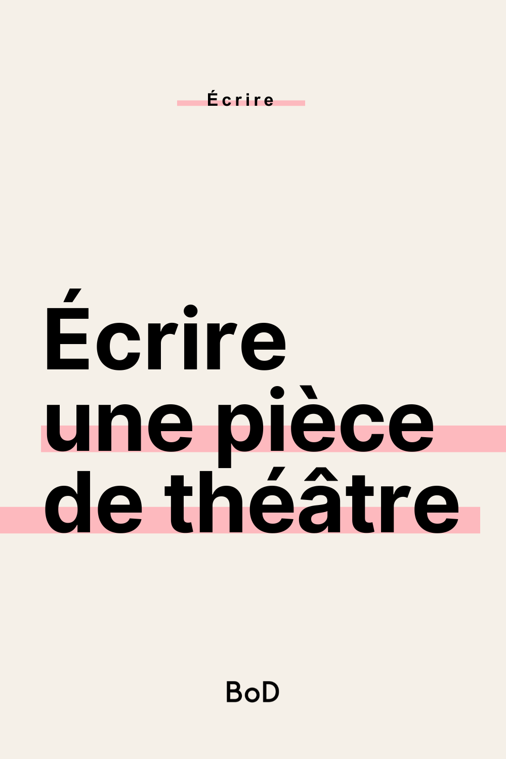 Écrire une pièce de théâtre et l'adapter sur scène - BoD.fr